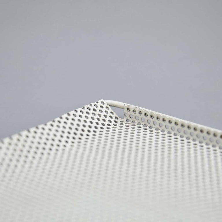 Mathieu Matégot Enameled Metal Plate, circa 1950 For Sale at 1stDibs
