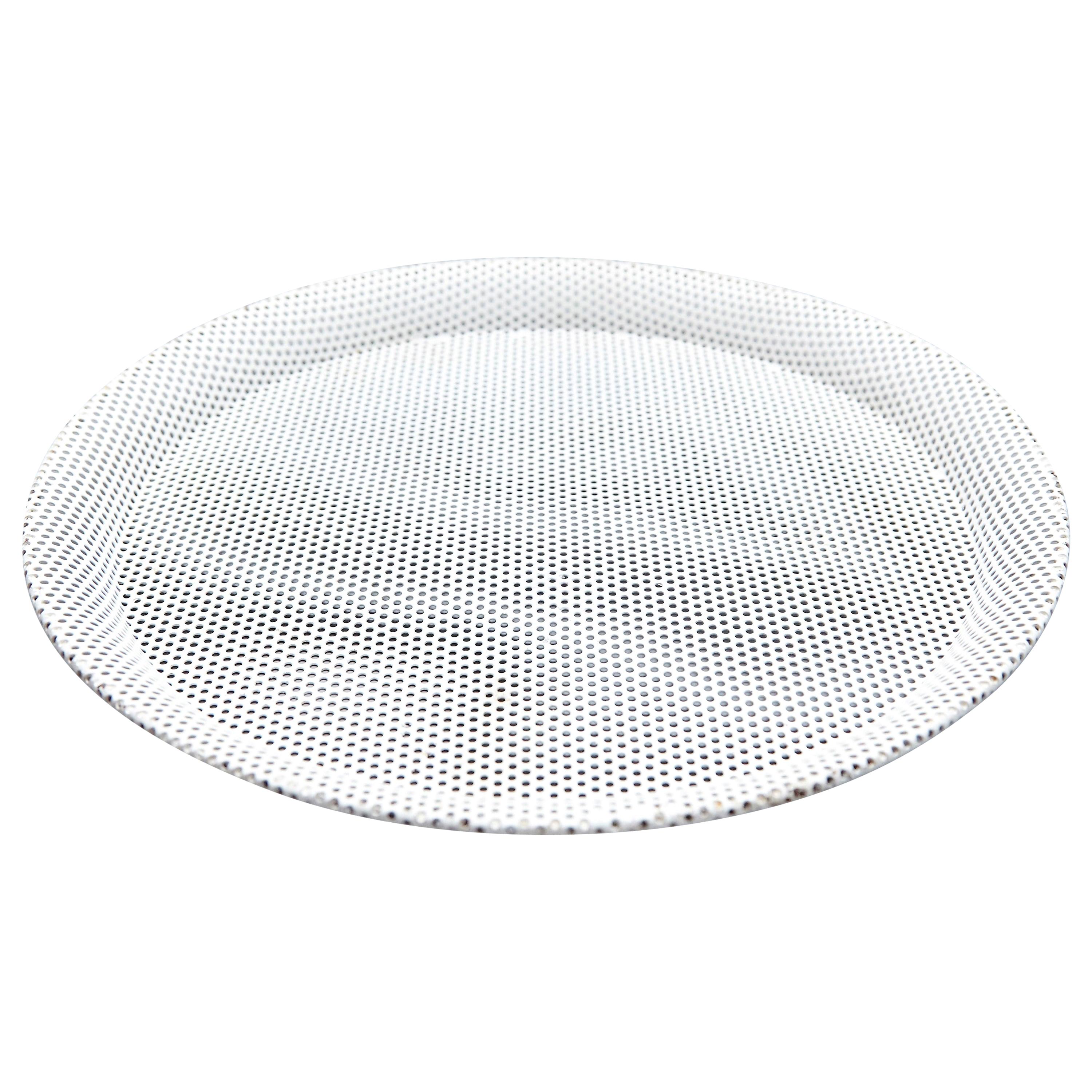 Mathieu Matégot Enameled Metal Plate, circa 1950 For Sale at 1stDibs