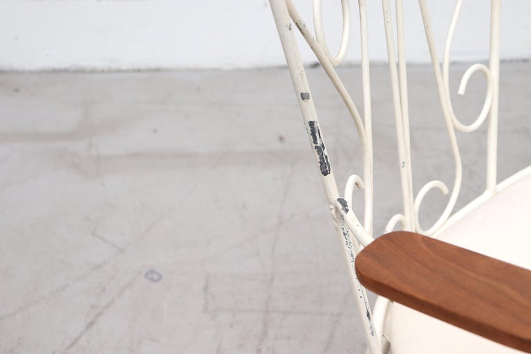 Mathieu Mategot Style Wire Frame Patio Set at 1stDibs