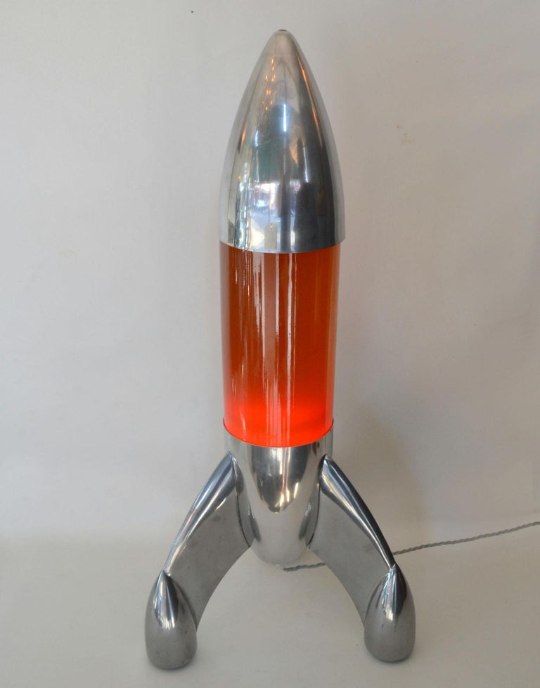 Mathmos Lunar Lava Rocket Lamp Ultra Rare by Lebamboo at 1stDibs