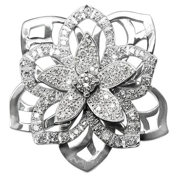 Mathon Paris Diamonds, Sapphires, Chalcedony and White gold Brooch For ...