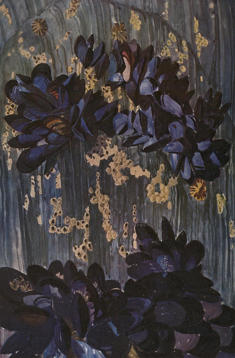 Mathurin Meheut - Blue Mussels Print For Sale at 1stDibs