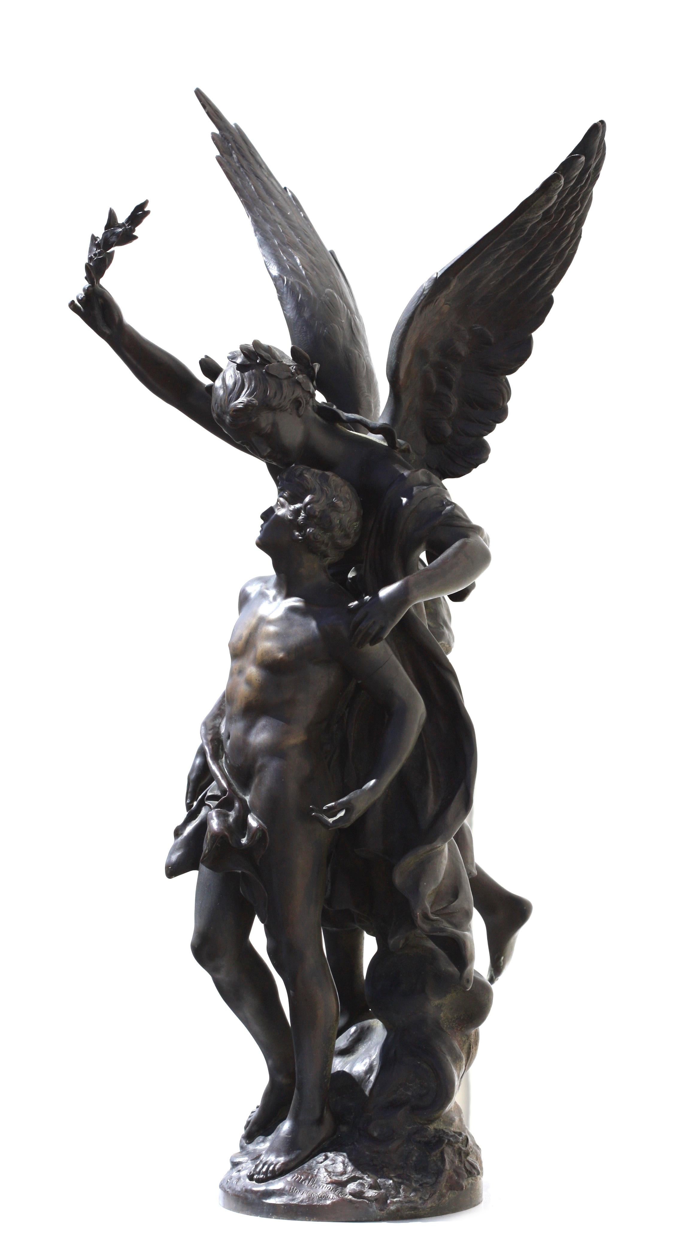 Mathurin Moreau, a Bronze Sculpture La Torche 'the Torch' at 1stDibs