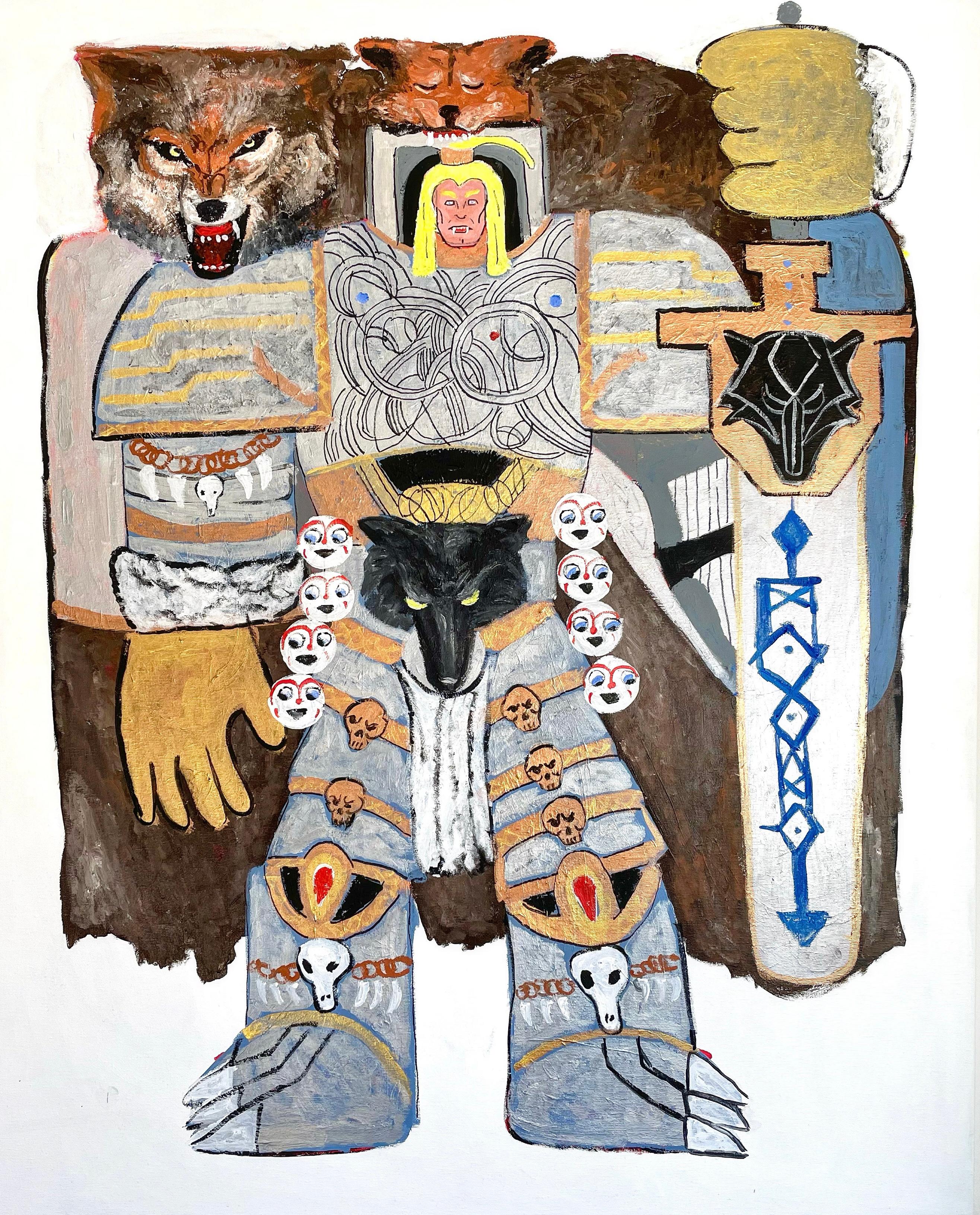 Matija Bobicic - Space Wolf For Sale at 1stDibs