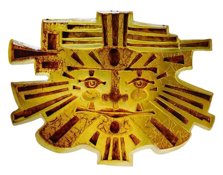 Matius Spectacular French Midcentury "Inca" Wall Light, 1977 For Sale ...