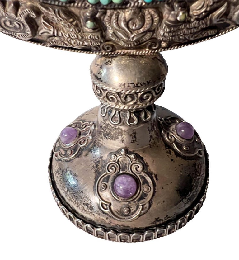 Matl Mexican Silver Santos Style Figure For Sale at 1stDibs