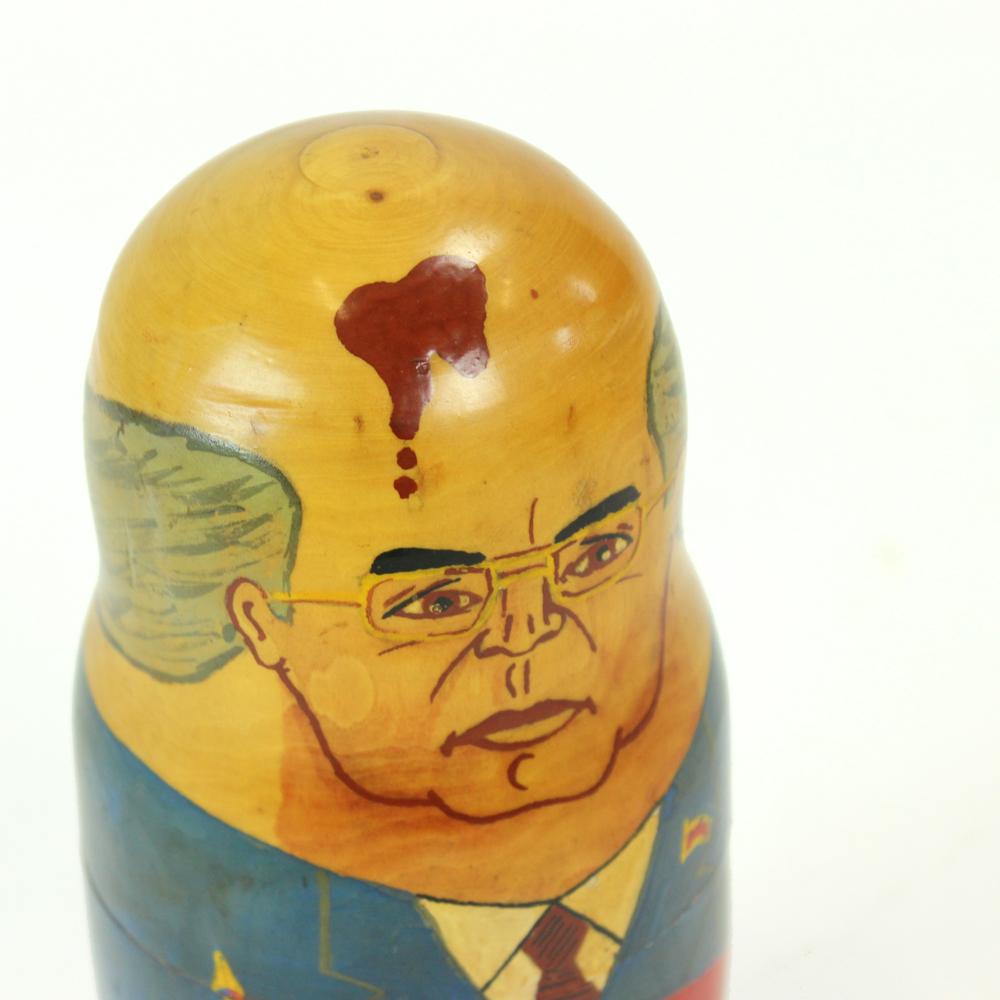 Matryoshka of Soviet Politicians, Soviet Era, USSR, circa 1980s For ...