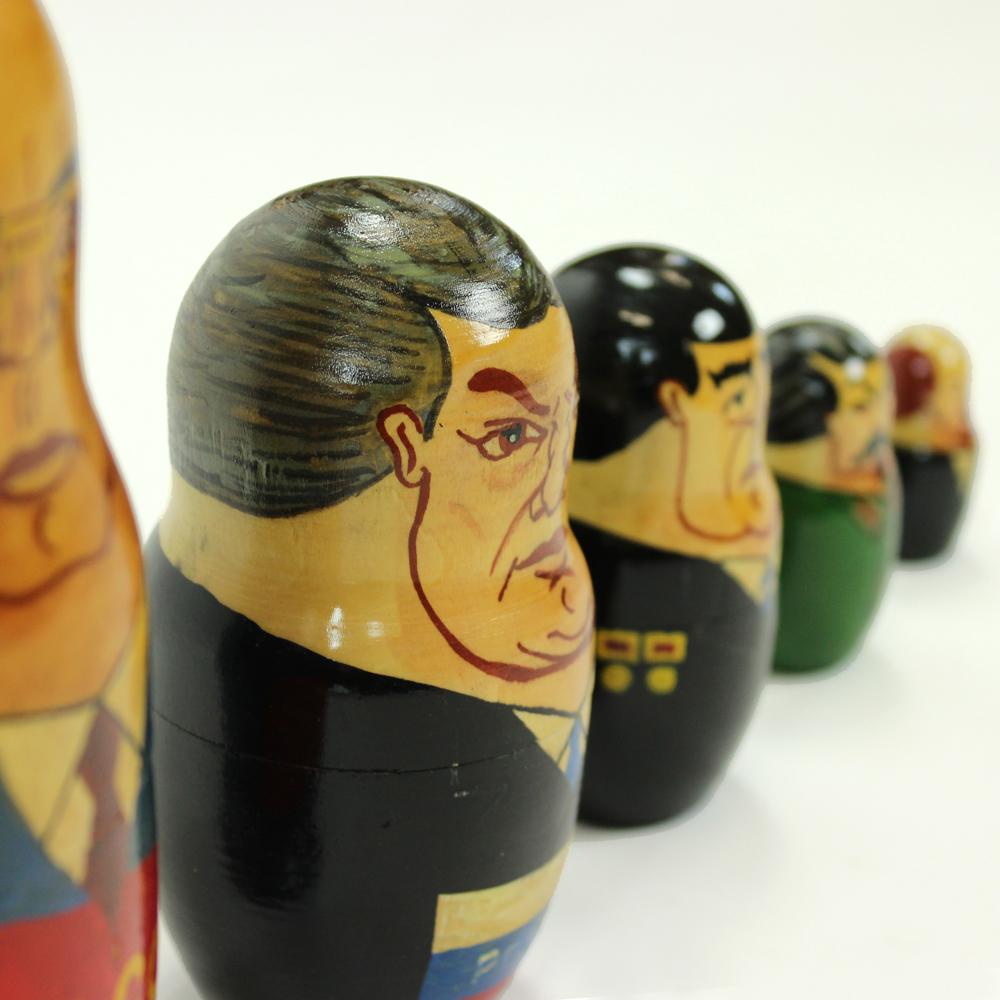 Matryoshka of Soviet Politicians, Soviet Era, USSR, circa 1980s For ...