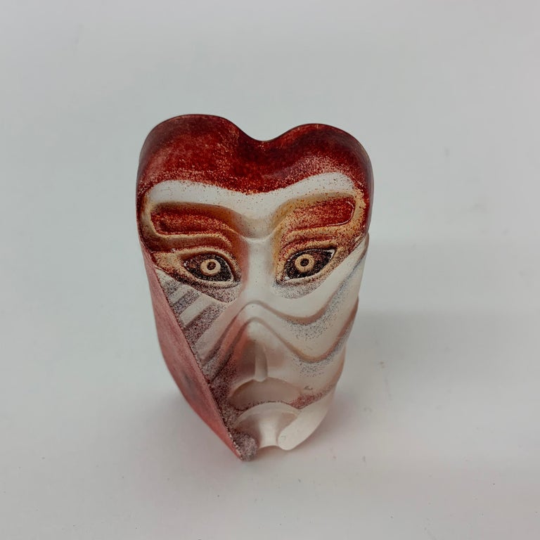 Mats Jonasson Lead Crystal Figurine ‘kiwok Masqot Serie 1990s For