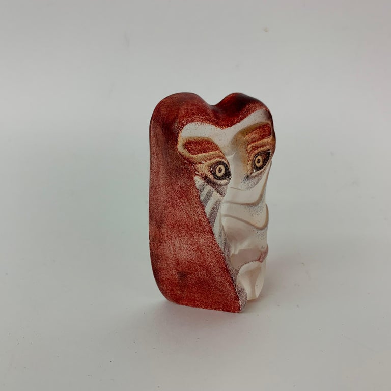 Mats Jonasson Lead Crystal Figurine ‘kiwok Masqot Serie 1990s For
