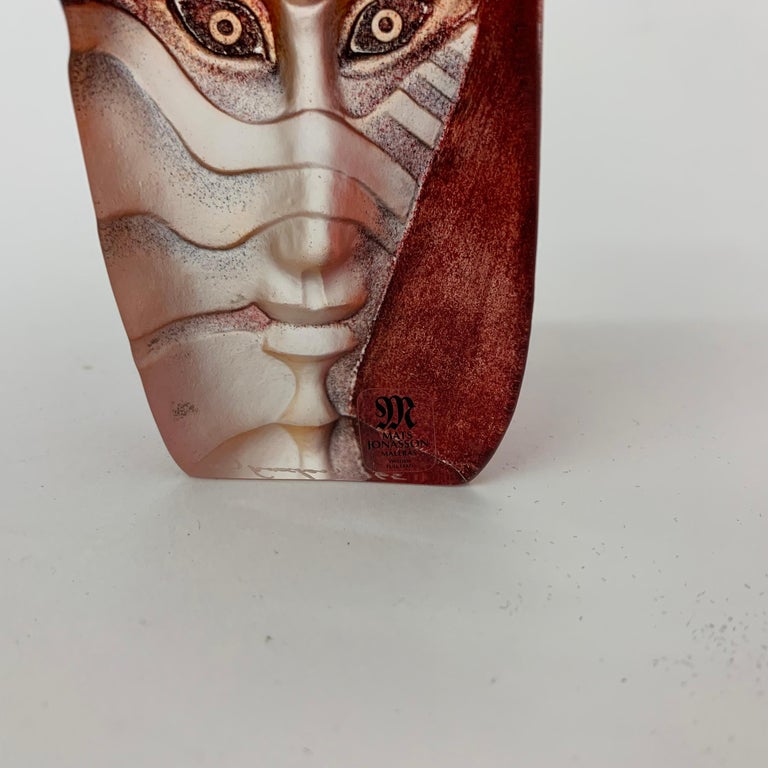 Mats Jonasson Lead Crystal Figurine ‘kiwok Masqot Serie 1990s For