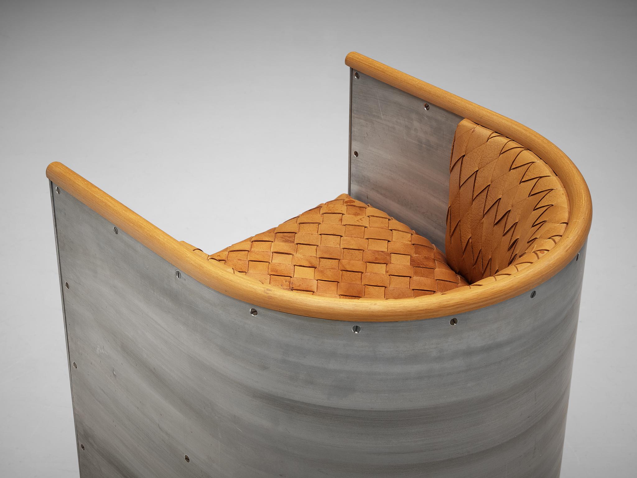 Mats Theselius for Källemo AB Limited Edition Chair in Aluminum and ...