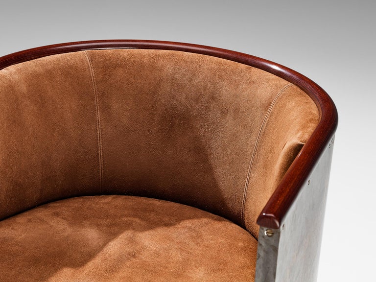 Mats Theselius for Källemo AB Limited Edition 'Järn Mocca' Lounge Chair ...