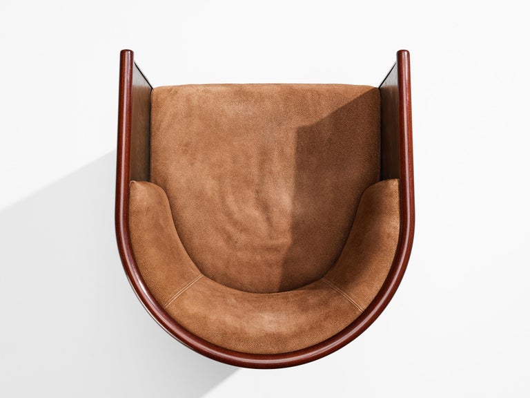 Mats Theselius for Källemo AB Limited Edition 'Järn Mocca' Lounge Chair ...