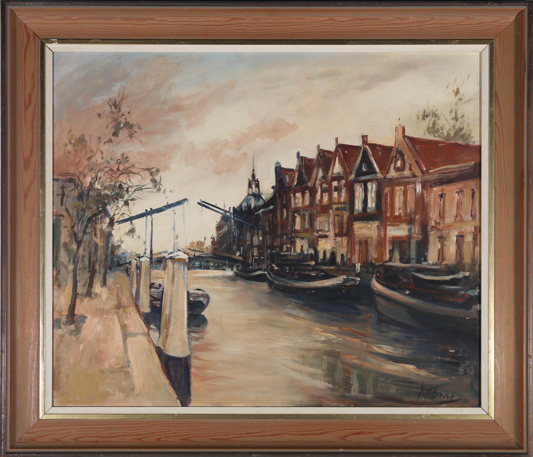 Matt Bruce RI - Matt Bruce RI (1915-2000) - 20th Century Oil, Canal at ...