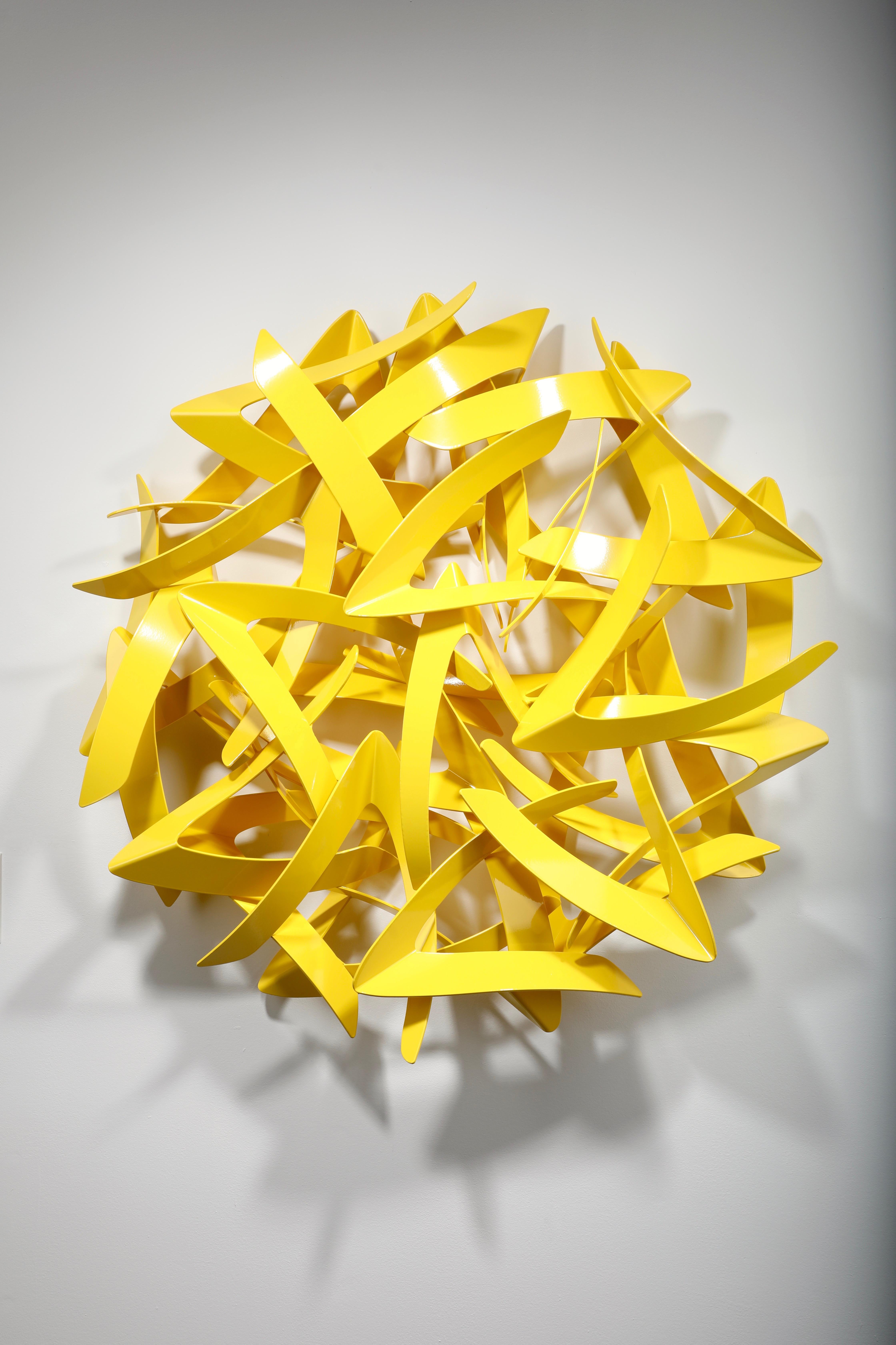 Matt Devine - Fresh Tracks 2 - White Abstract wall sculpture at 1stDibs