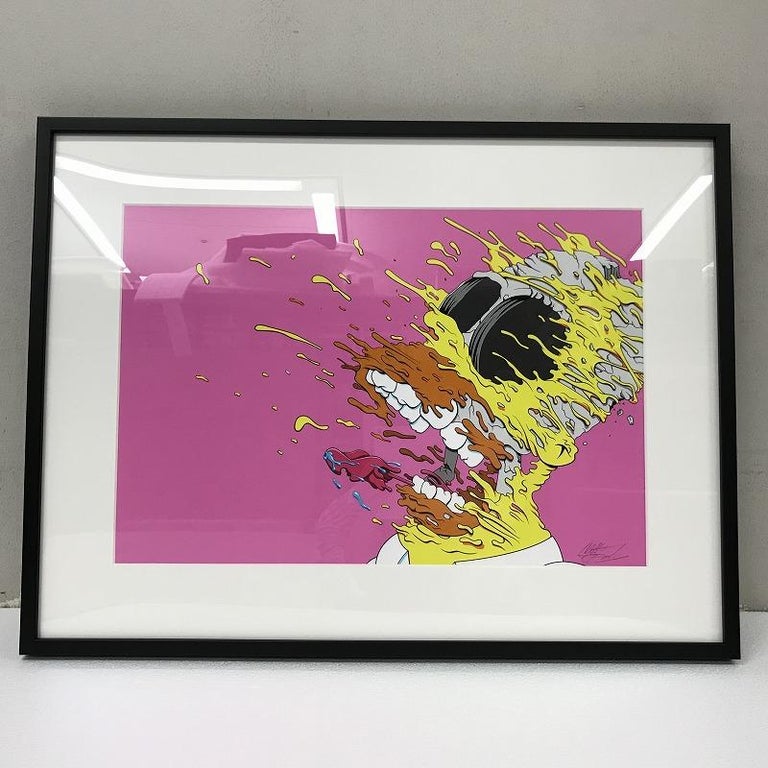 Matt Gondek - Deconstructed Homer (Pink). Giclée Print by Matt Gondek ...