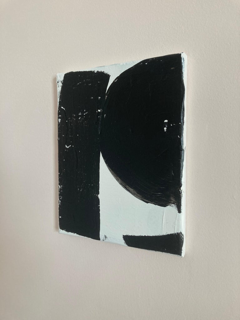 Matt Higgins - Lean, Contemporary Small Abstract Painting For Sale at ...