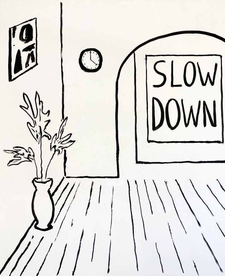 Matt Higgins - Slow Down, Contemporary Interior Scene For Sale at 1stDibs