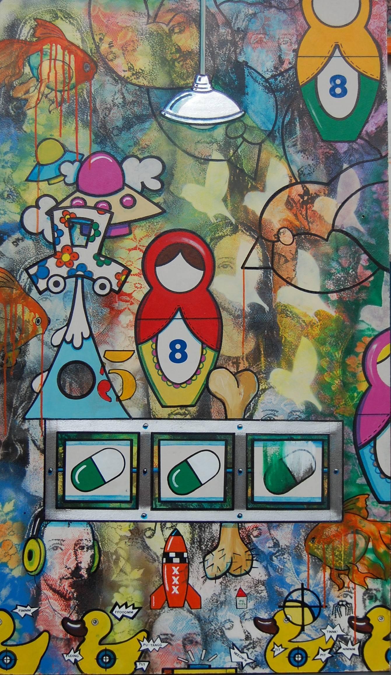 Matt Jordan - Jack Pot, psychedelic fruit machine, contemporary ...