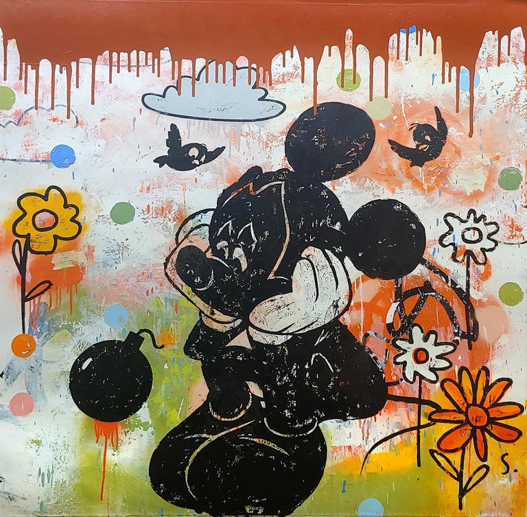 Matt Straub - "A Nameless Black Ballet" 58x58" oil on canvas For Sale ...