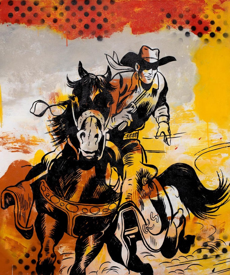 Matt Straub - "He Shot His Way Into Trouble" Super-Hero Comic Style ...