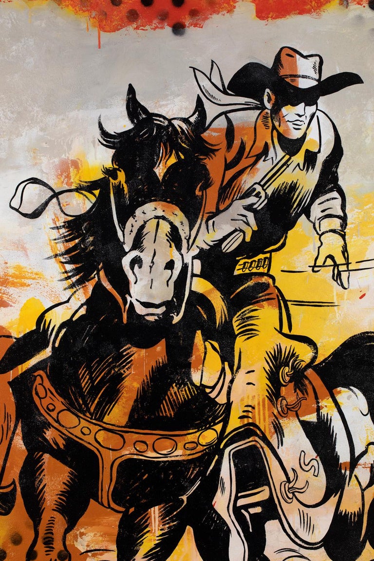 Matt Straub - "He Shot His Way Into Trouble" Super-Hero Comic Style ...