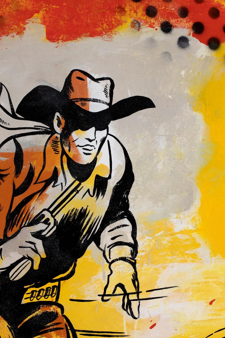 Matt Straub - "He Shot His Way Into Trouble" Super-Hero Comic Style ...