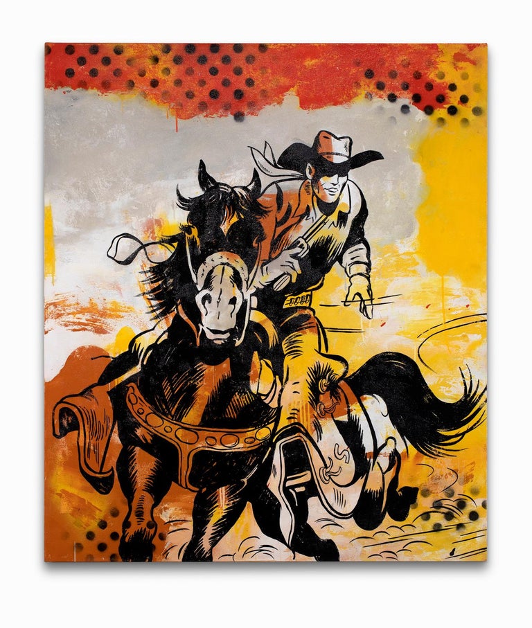 Matt Straub - "He Shot His Way Into Trouble" Super-Hero Comic Style ...