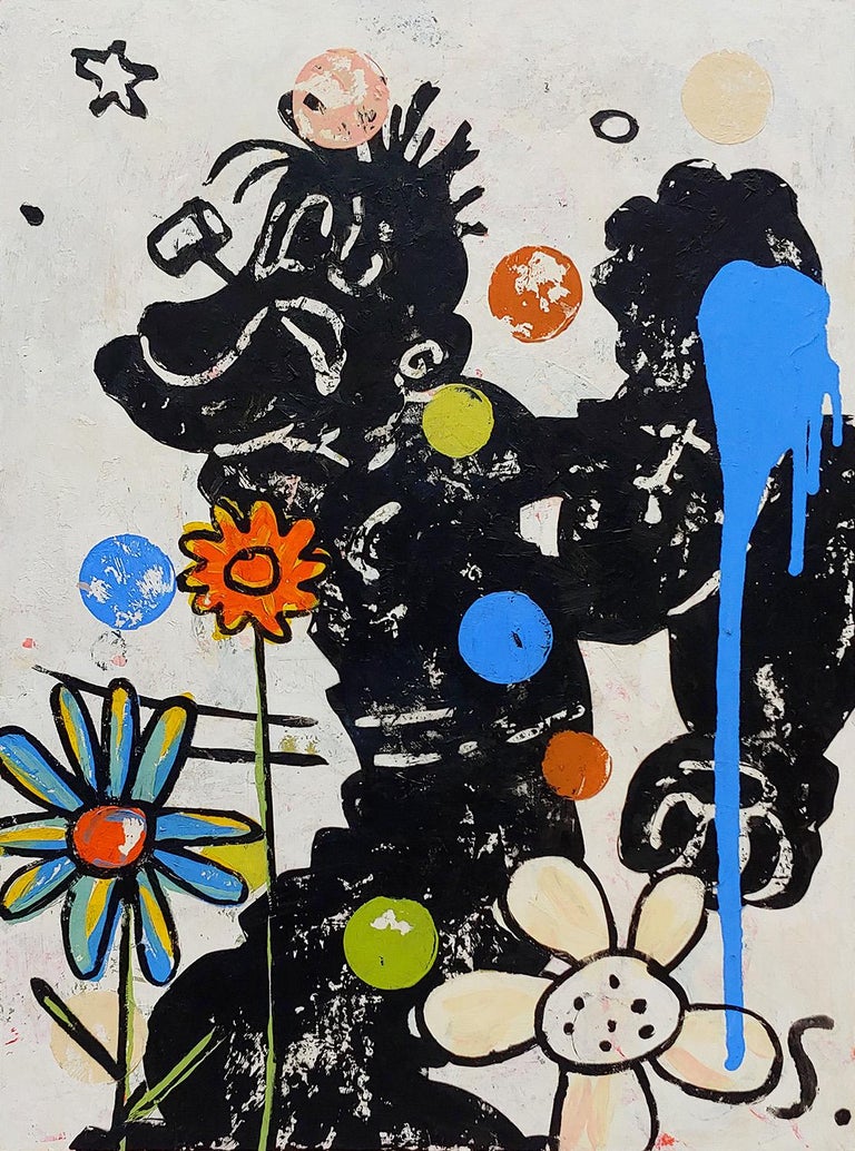 Matt Straub - "I Yam what I Yam" oil on wood panel Street Pop painting ...