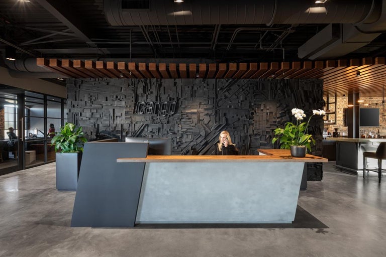 Matte Black Collage Tiles, Randomly Composed Art Wall Covering ...