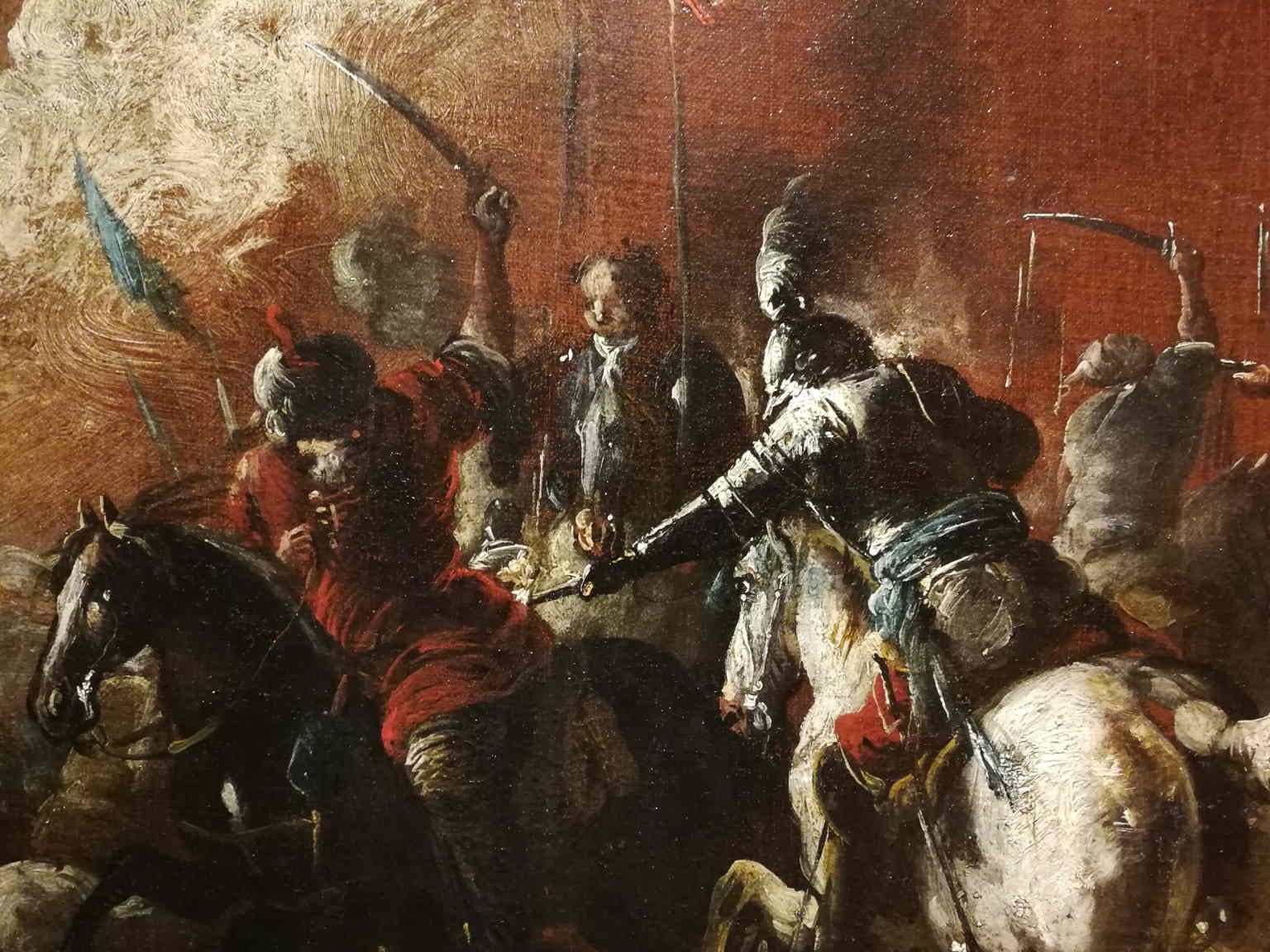 Matteo Stom - Matteo Stom Battle Painting 17 century oil canvas For ...