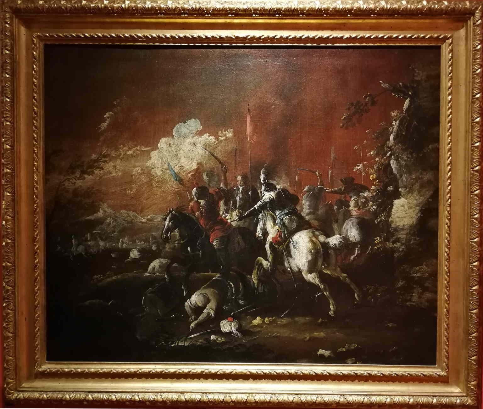 Matteo Stom - Matteo Stom Battle Painting 17 century oil canvas For ...