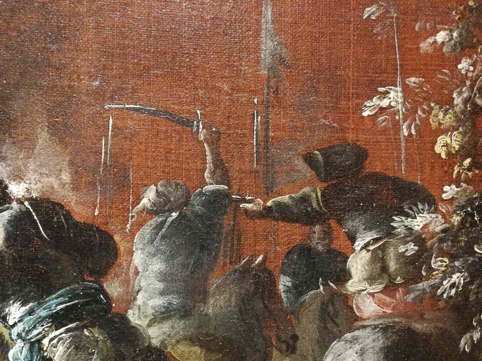 Matteo Stom - Matteo Stom Battle Painting 17 century oil canvas For ...