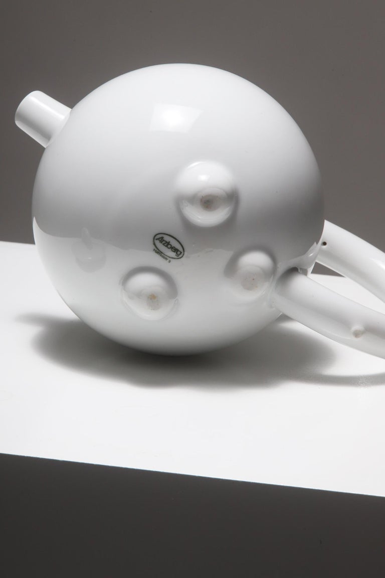 white modern Matteo Thun Fantasia Teapot, Memphis style 1980s For Sale ...