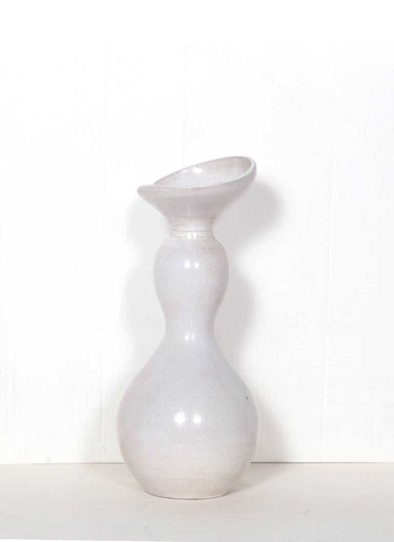 Matteo Thun - "Le Damigelle in Craquelet" White Porcelain Vase by ...