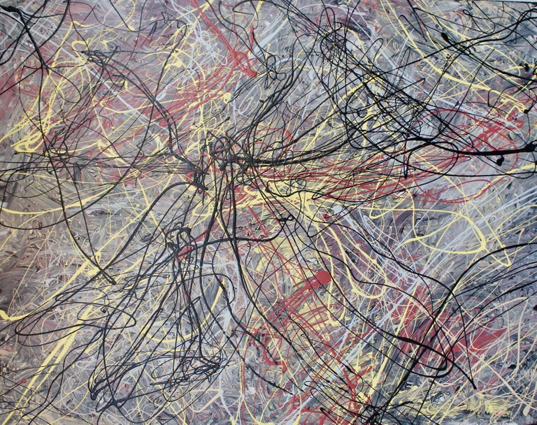 Matthew Corey - Static, Painting, Acrylic on Canvas For Sale at 1stDibs