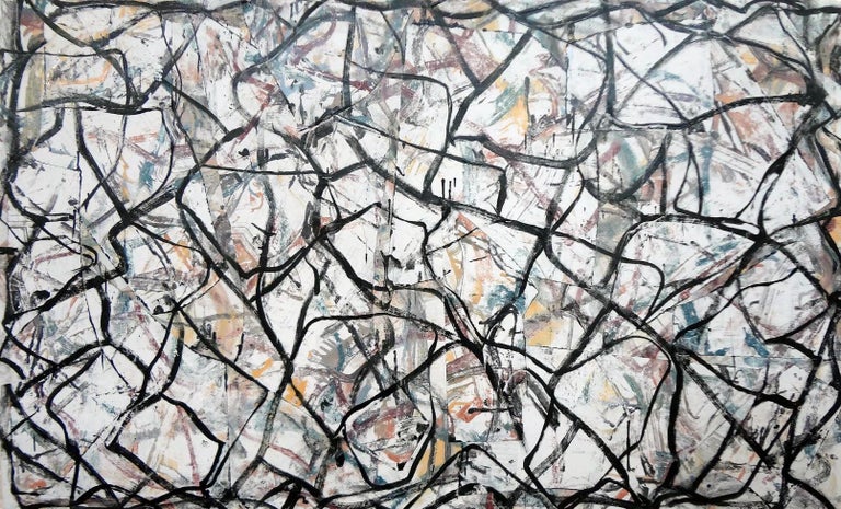 Matthew Dibble - "Mild Mannered" - Mixed Media Art on Canvas Abstract ...