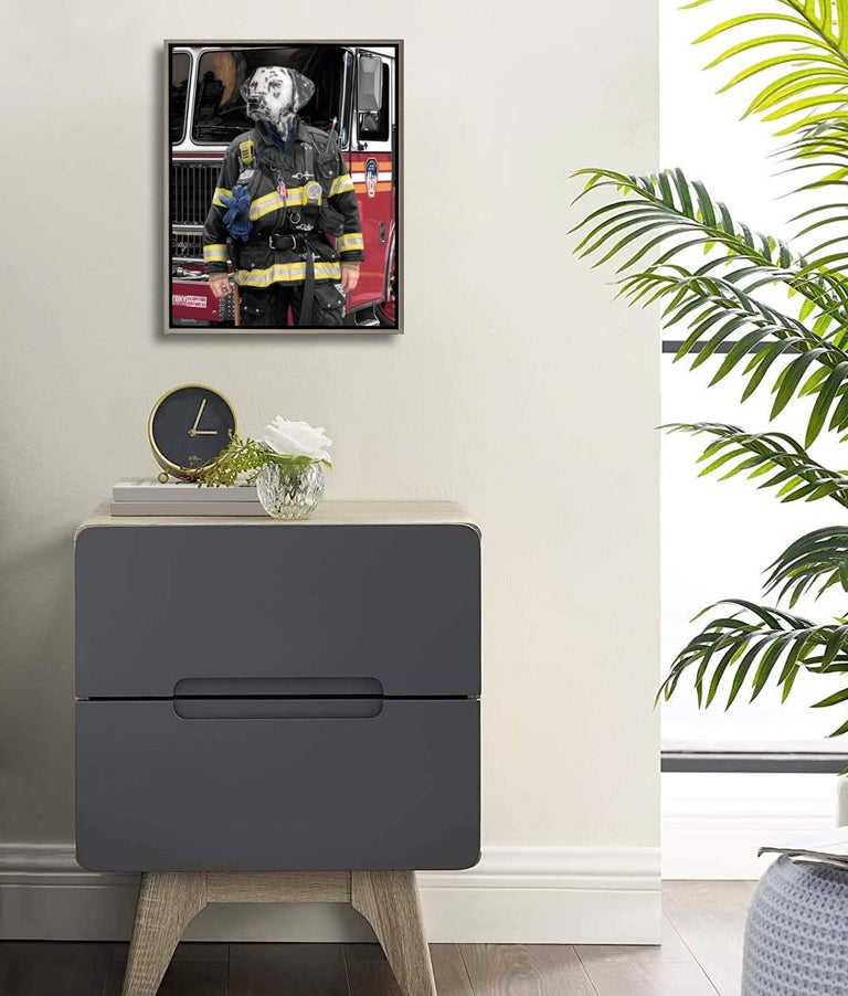 Matthew Grabelsky - "Engine 101" Dalmatian NYFD Super realism Oil on ...