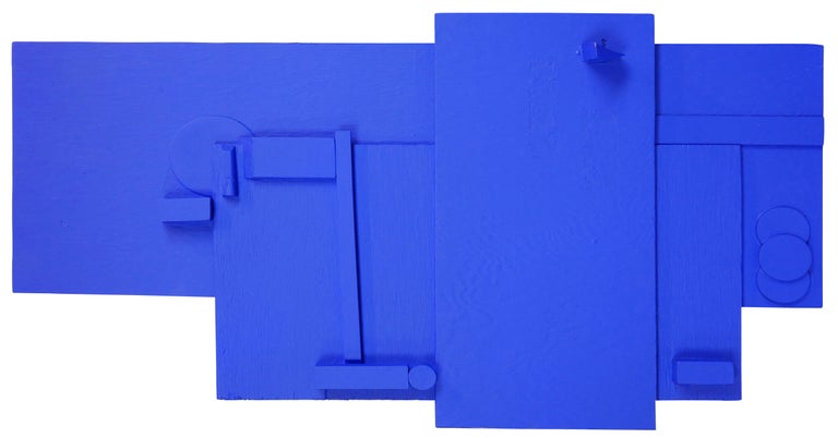 Matthew Reeves - Contemporary Abstract 3-Dimensional Bright Blue ...