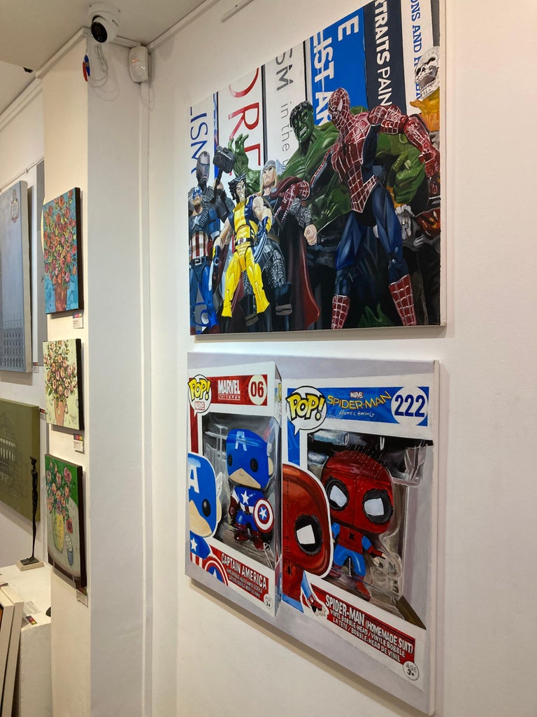 Matthew Shutt - Seven - contemporary hyperrealistic Marvel comics ...