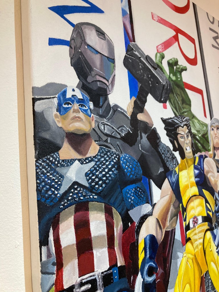 Matthew Shutt - Seven - contemporary hyperrealistic Marvel comics ...