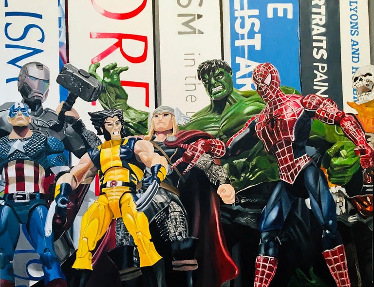 Matthew Shutt - Seven - contemporary hyperrealistic Marvel comics ...