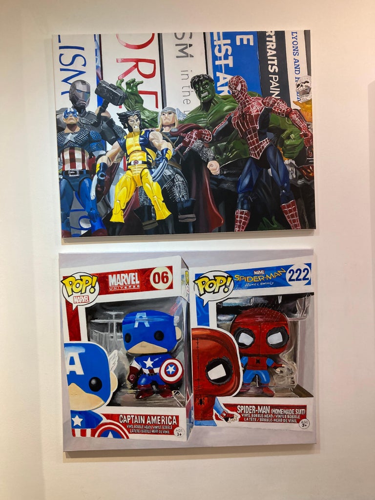 Matthew Shutt - Side by Side - contemporary hyperrealistic Marvel ...