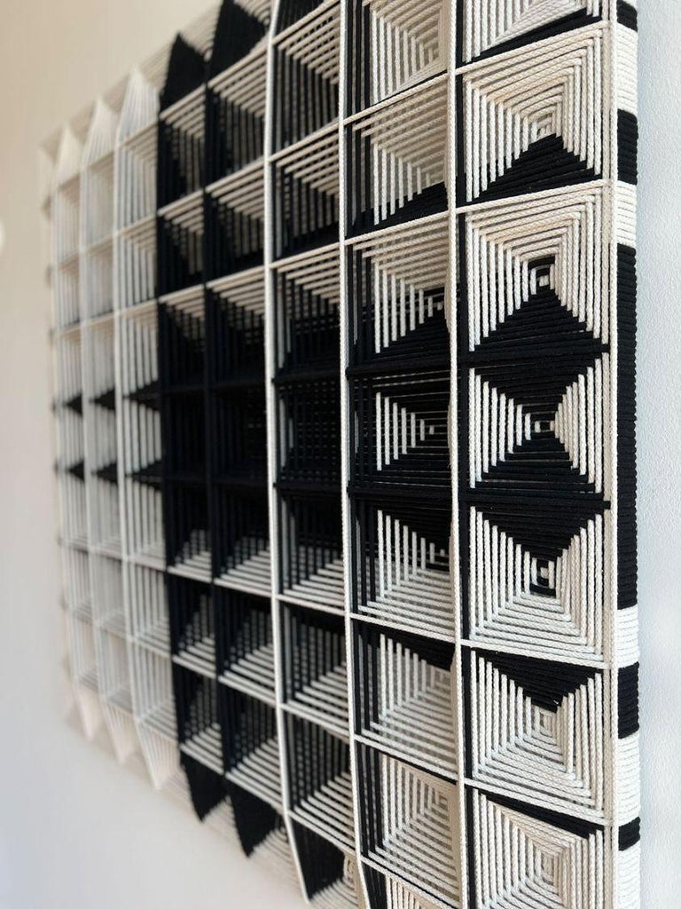 Matthias de Vogel - Grid, Contemporary Art, Textile Art, 21st Century ...