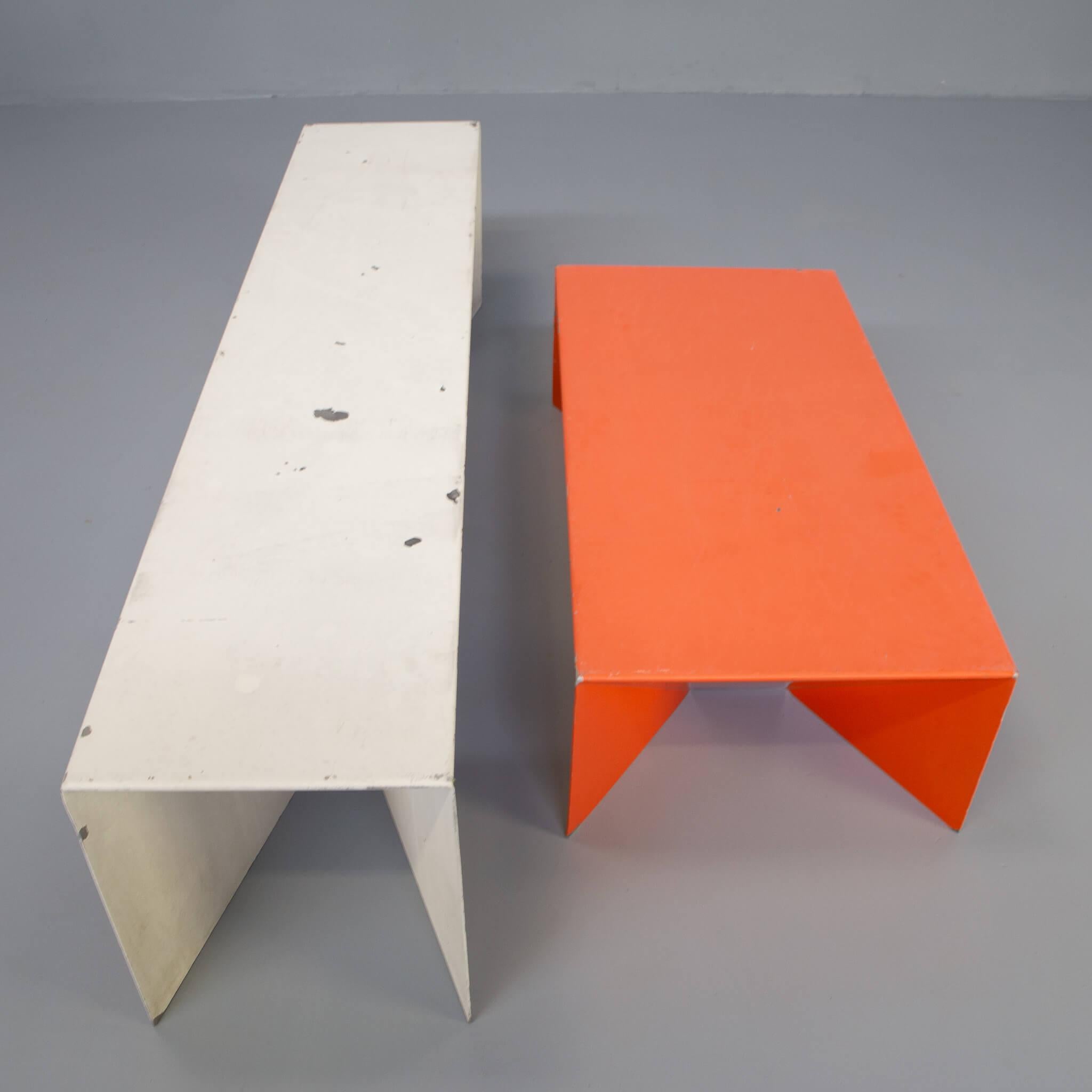 Matthias Demacker ‘Origami B’ Bench and Table for Van Esch Set/2 For ...