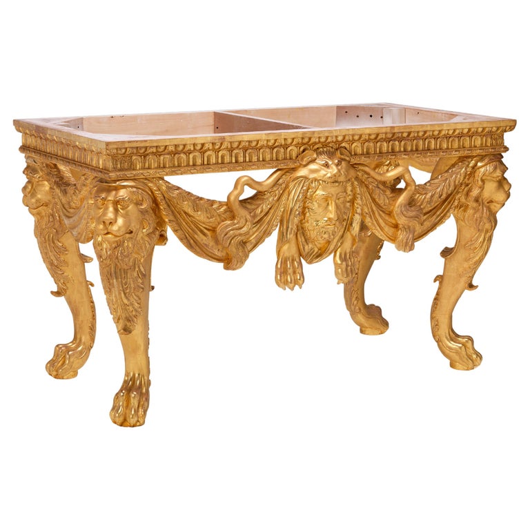 Matthias Lock Hinton House Mask Console For Sale at 1stDibs