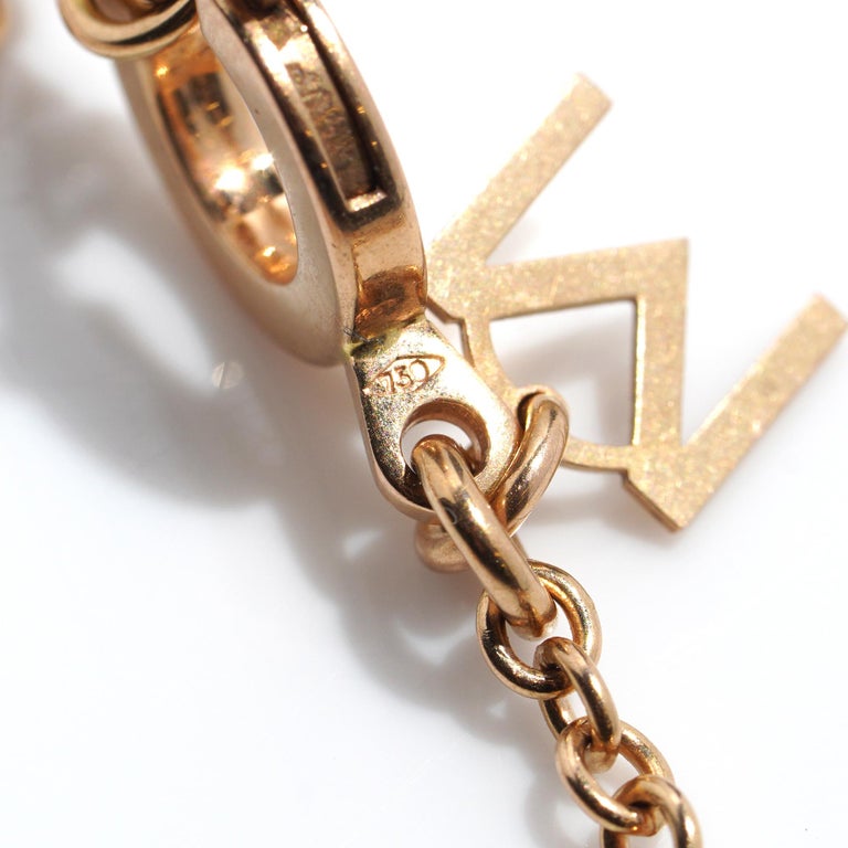 Mattioli 18kt rose gold puzzle Chanel necklace For Sale at 1stDibs