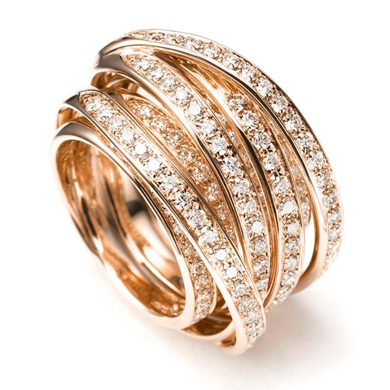 Customizable Mattioli Tibet Ring in White Gold and White Diamonds For ...