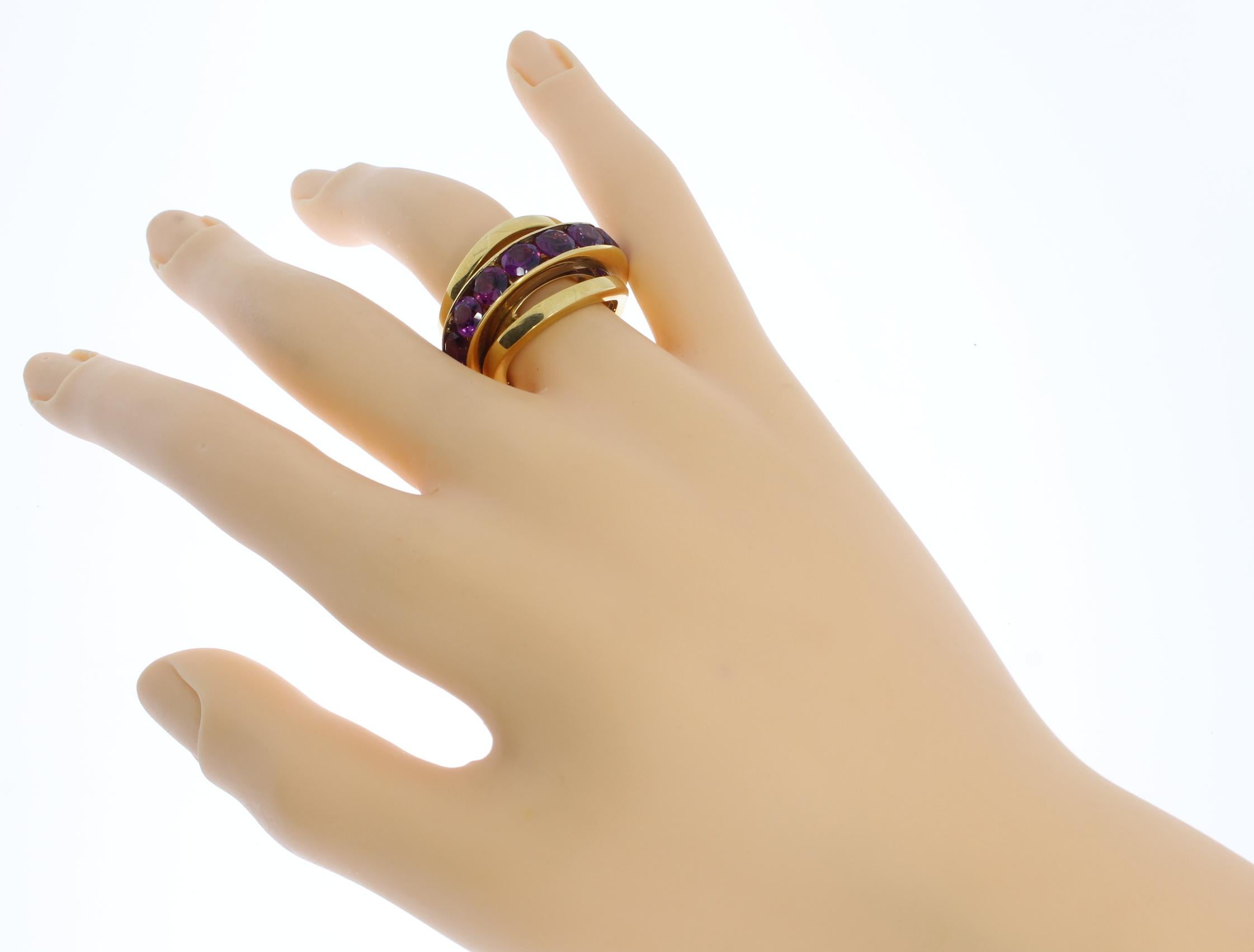 Mattioli Tourmaline 18 Carat Gold Ring For Sale at 1stDibs